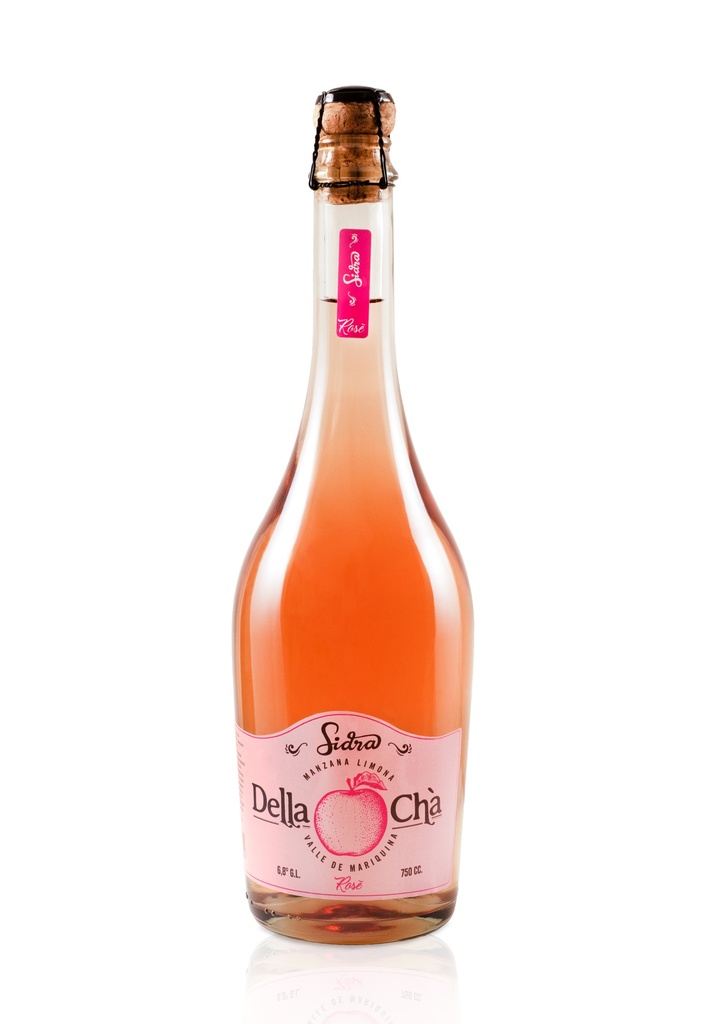 Sidra Della Chà Rosé botella 750cc | Lemon Apple